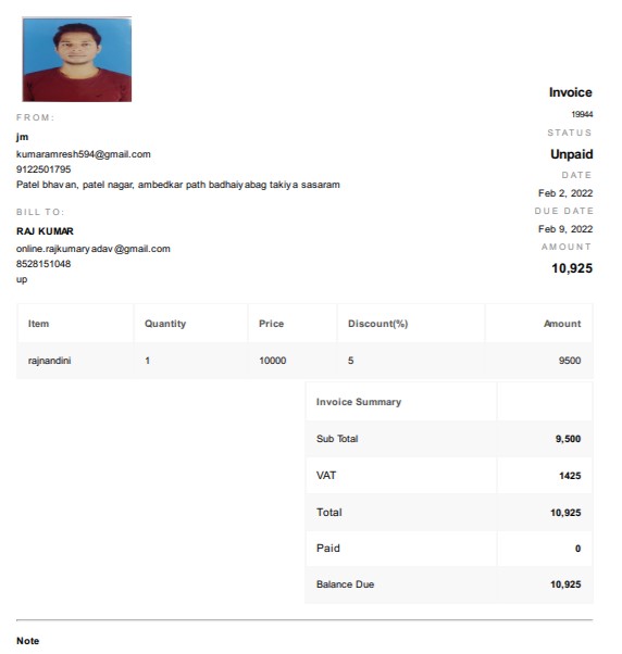 Invoice App Built With The Mern Stack Mongodb Express React And Nodejs